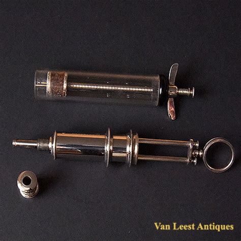 Artificial Leech In Original Case Van Leest Antiques 2 Fleaglass
