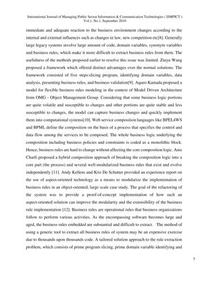 Business Rule Management Framework For N Tier E Business Applications PDF