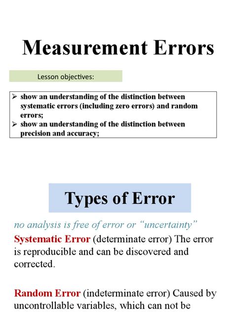 Errors Descargar Gratis Pdf Observational Error Metrology