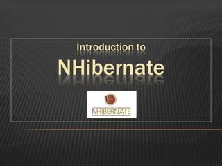 Introduction To NHibernate PPS Databases Computer Software And Applications