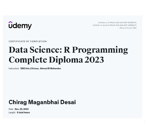 Datascience Rprogramming Chirag Desai