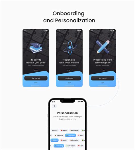 ed tech learning app ui kit 2 0 behance
