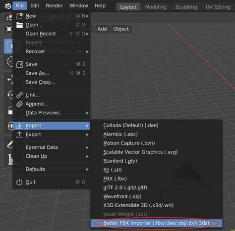 R Soudre Lerreur Blender Ascii Fbx Not Supported Blendamator