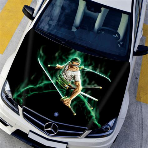 Купить itasha аниме один кусок автомобилей Худ наклейки roronoa Зоро ...