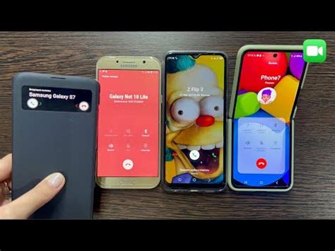 Incoming Call To Samsung Galaxy Note 20 In A Case With A Window Samsung M31 Z Flip YouTube
