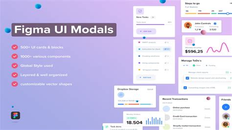 UI Modals Figma