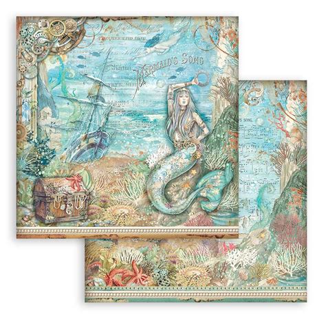 Stamperia - Songs Of The Sea Collection - 12 x 12 Paper Pad
