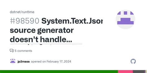 System Text Json Source Generator Doesn T Handle ReadOnlySpan