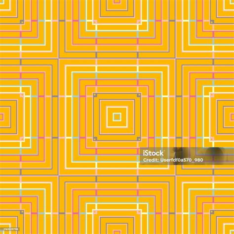 사각형과 선이 있는 완벽한 기하학적 패턴 벡터 일러스트 레이 션 0명에 대한 스톡 벡터 아트 및 기타 이미지 0명 개념과 주제 공학 Istock