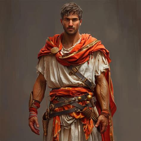 Roman Male Character Premium Ai Generated Image