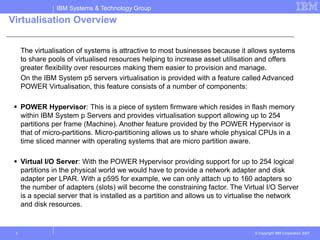 IBM System P Virtualisation Ppt
