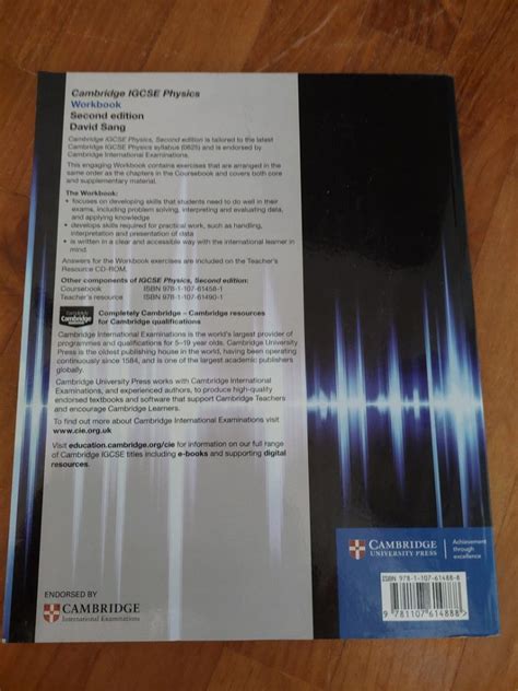 Physics Cambridge Igcse Workbook 2nd Edition Hobbies And Toys Books And Magazines Textbooks On