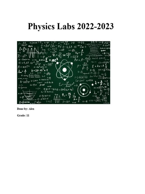Physics Labs Pdf Electrical Resistance And Conductance Series And