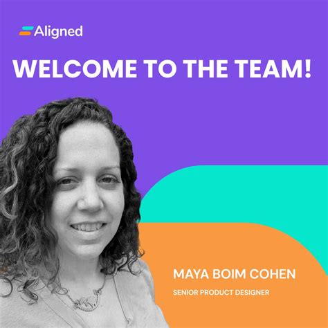 Introducing Maya Boim Cohen Aligneds New Senior Product Designer