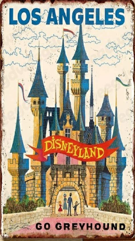 Vintage Disney Castle Posters