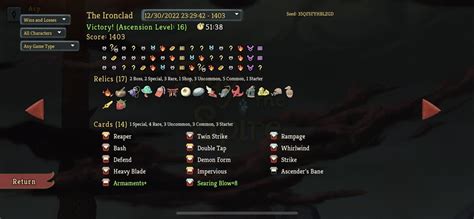 Anyone Run Into This Kind Of Issue I Just Beat A16 On Ironchad But A17 Is Still Locked And Not