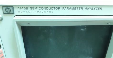 Hp 4145b Semiconductor Parameter Analyzer