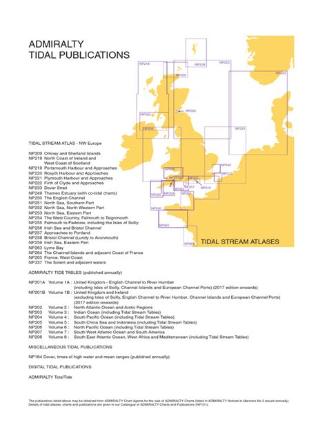 Tidal Stream Atlas Nw Europe Pdf Tide North Sea