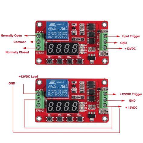Multifunction Infinite Loop Timing Self Lock Relay Cycle Timer Module