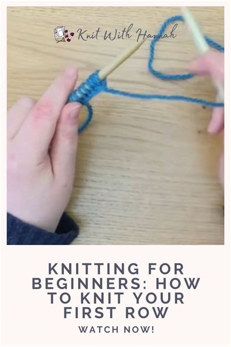 Beginner Knitters 101 Archives Knit With Hannah Video Video In