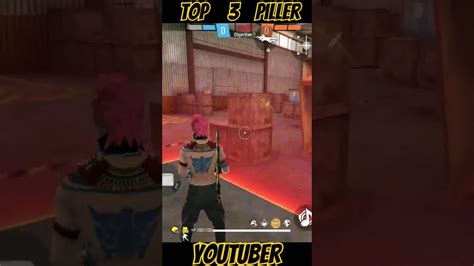 Top 3 Piller Youtube Freefire Shorts Gaming Viralshort Ajjubhai94