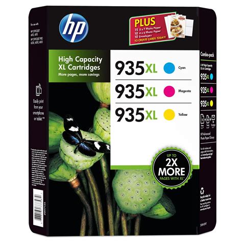 HP XL High Capacity Ink Cartridge Color Combo Pack Cyan Magenta Yellow Amazon Co Uk