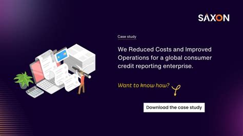 Saxon Ai On Linkedin Complete Process Automation For A Big Credit