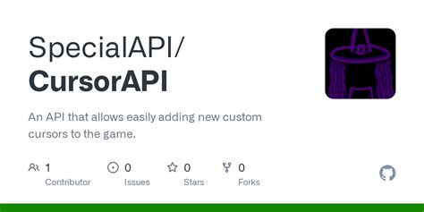 Github Specialapicursorapi An Api That Allows Easily Adding New