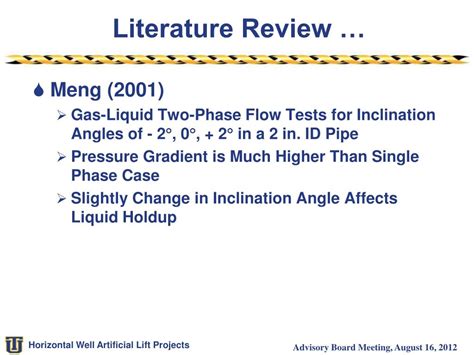 PPT Investigation Of Multiphase Flow Behavior In Horizontal Gas Wells PowerPoint Presentation