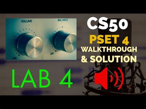 CS50 Pset4 Lab 4 Walkthrough Tutorial Solution YouTube