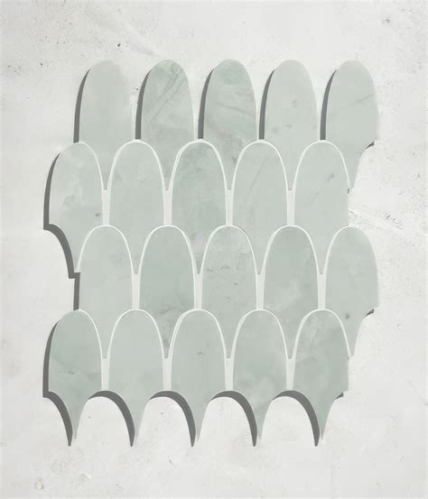 East Java Hummingbird Marble Plume Mosaic Hyperion Tiles