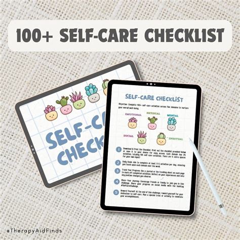 Essential Guide To Self Care Activity Checklist Artofit