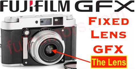 This Is The Lens Of The Fixed Lens GFX Camera Coming In 2025 Fuji Rumors