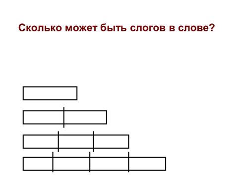 Слоговая схема слова для дошкольников
