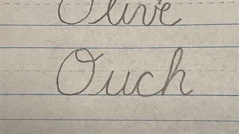 Cursive O