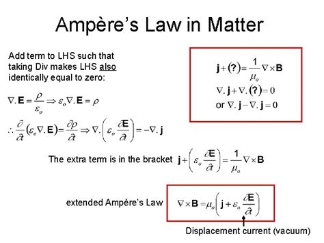 Maxwells Equations In Vacuum 1 E R O