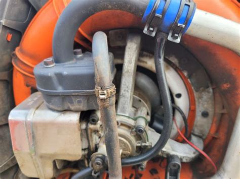 Bensindriven lövblåsare HUSQVARNA 356BT backpack blower til salg På
