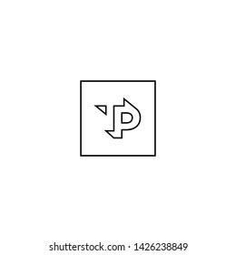 Linear Asp Icon File Type Outline Stock Vector Royalty Free 1292582353