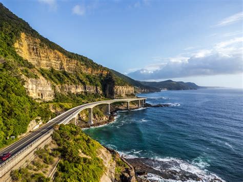 호주 해안선을 따라 있는 경치 좋은 바다 절벽 다리 · 무료 스톡 사진