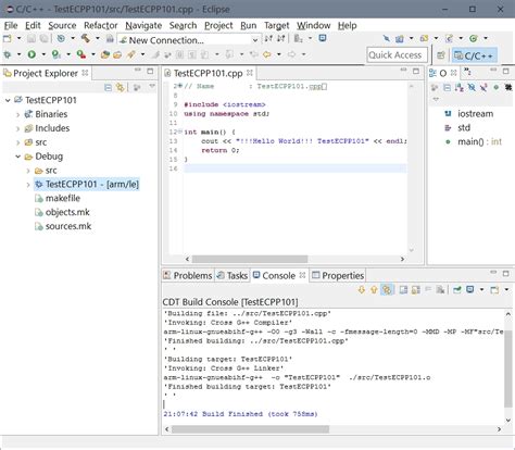 牛若丸 Raspberry Pi用eclipseのインストールと動作テスト
