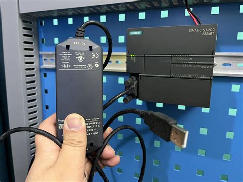 S SMART PLC程序下载 哔哩哔哩