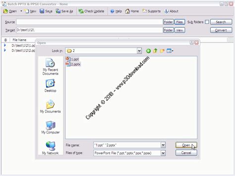 Batch Pptx And Ppsx Converter