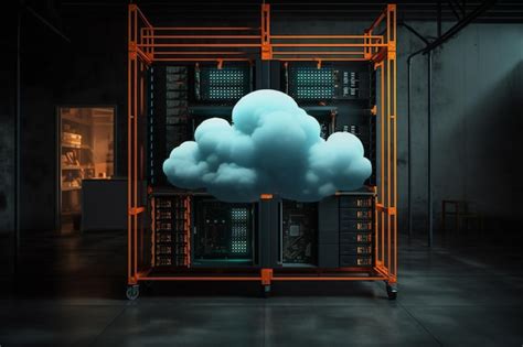 Premium Photo Technology Cloud