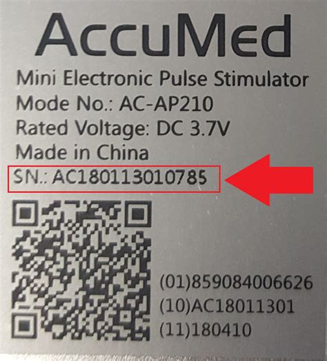Where Do I Find The Serial Number AccuMed Knowledge Base