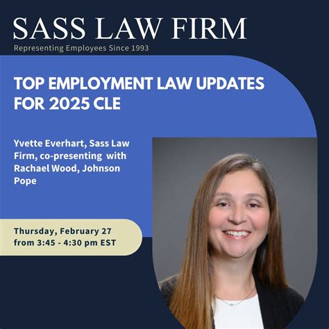 Sasslawfirm Employmentlaw Legalupdates Tampalaw Cle Floridabar