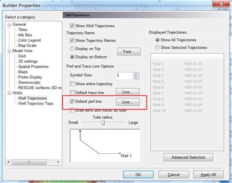 模型里面井轨迹从井口到井底都显示，请问怎么设置只显示穿过油藏的井轨迹？ Learn Cmg