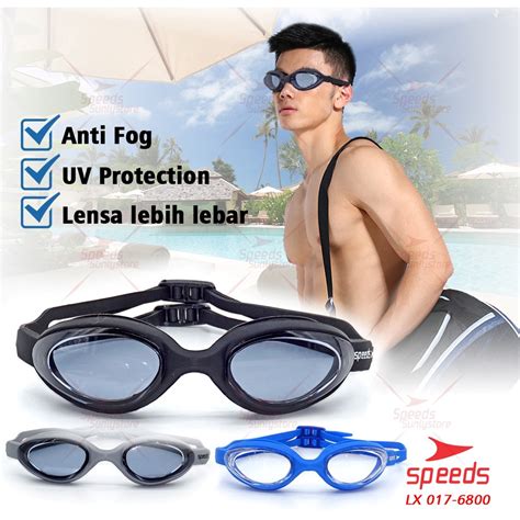 Jual Speeds Kacamata Renang Dewasa Remaja Swimming Goggles Anti Fog Uv