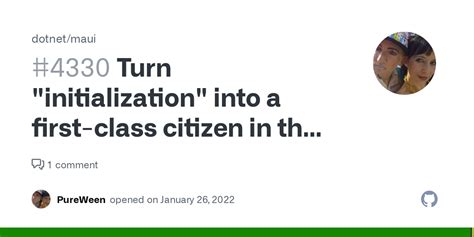 Turn Initialization Into A First Class Citizen In The Mapper · Issue