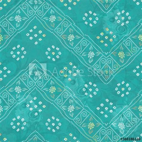 Seamless Bandhani Patternsseamless Bandhani Patola Pattern Buy This