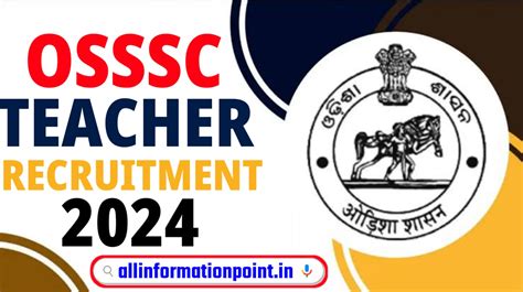 Osssc Teacher Recruitment 2024 Online Apply For Osssc 2629 Posts Full